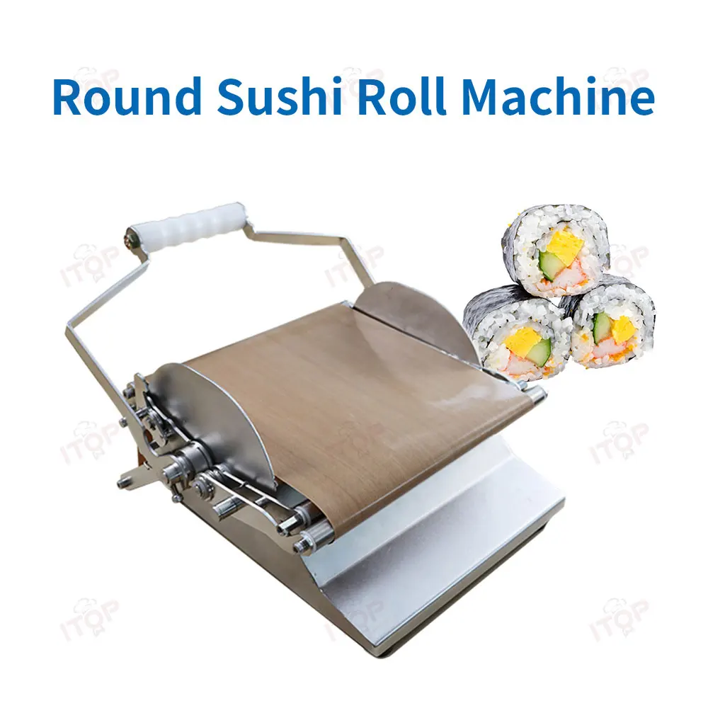 Cylinder Sushi Making Machine MSR-50 Food Grade Non Stick Coated Fabric ...