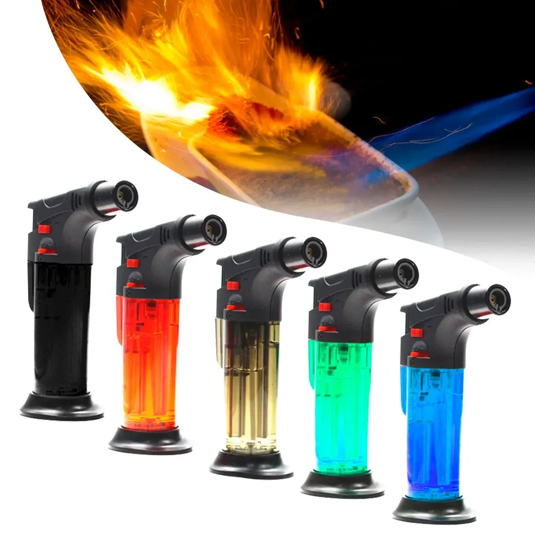 Culinary Soldering Cooking Torch 2 Pack Butane Torch Lighters ...