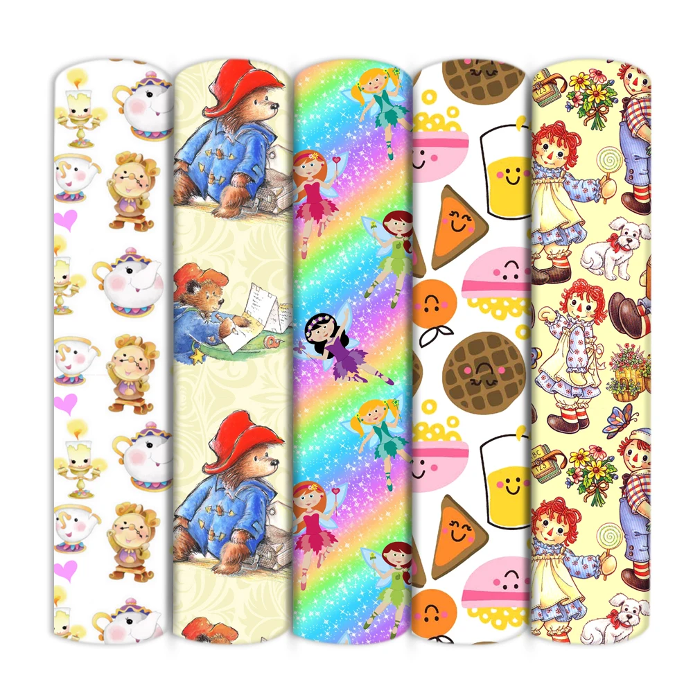 Cartoon-Character-Print-Polyester-Cotton-Fabric-For-Tissue-Sewing ...