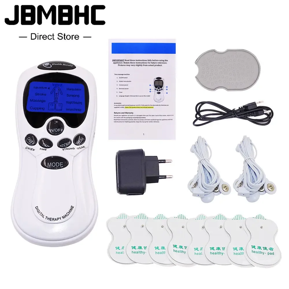 Tens Unit Electrode Acupuncture Electric Digital Therapy Massageador ...