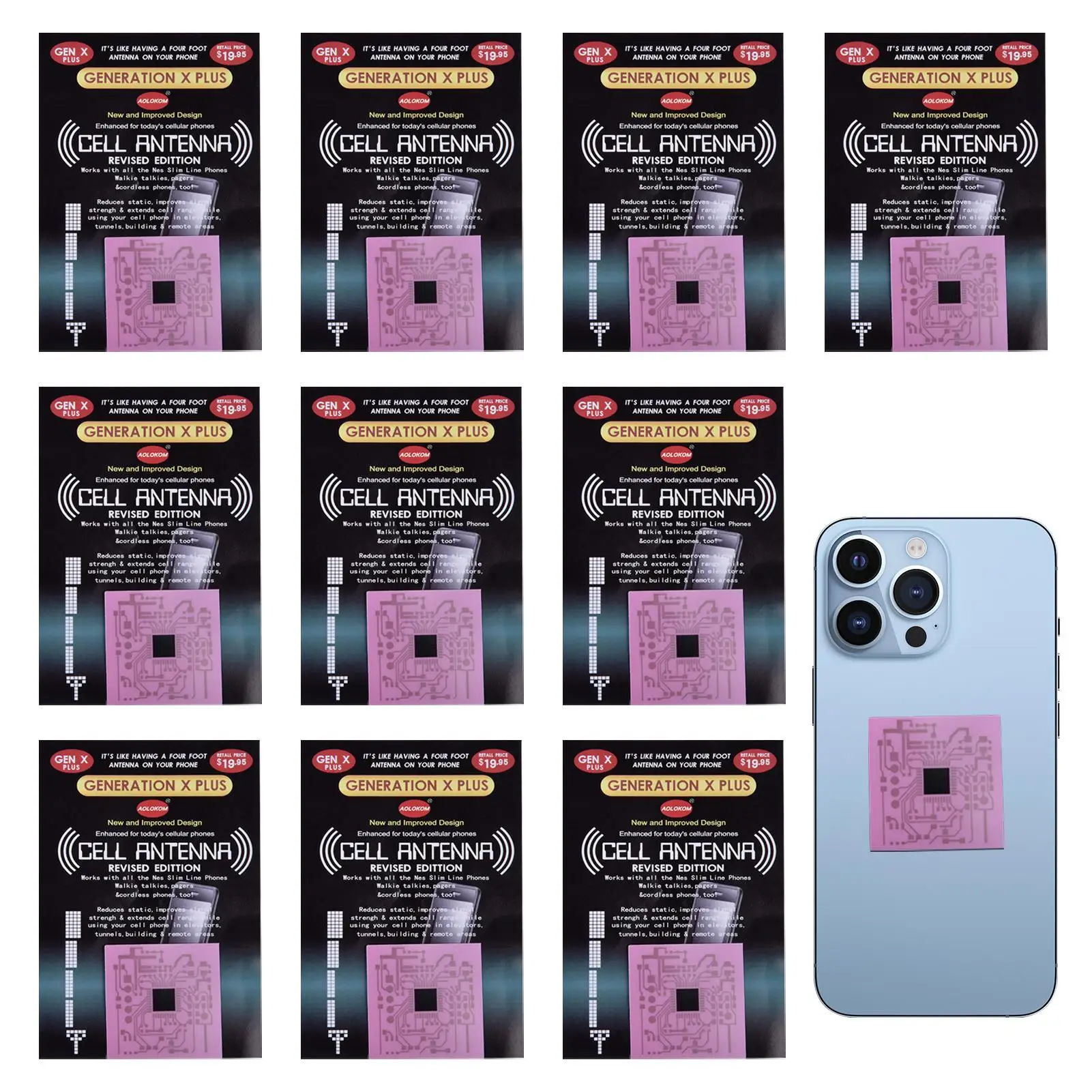 10-Pcs-Universal-Mobile-Phone-Back-Stickers-Signal-Enhancement-Sticker ...