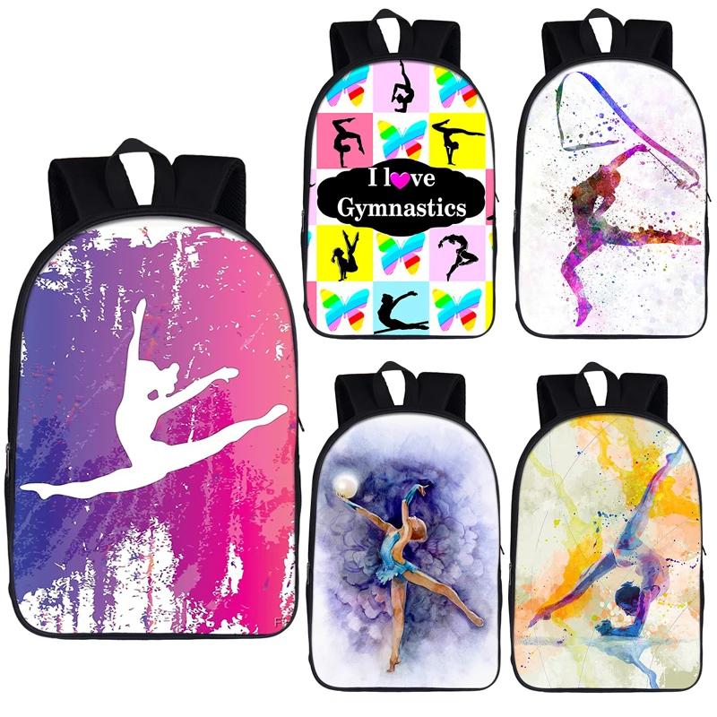 Gymnastics Art Backpack Men Women Laptop Backpack For Travel Gymnast ...