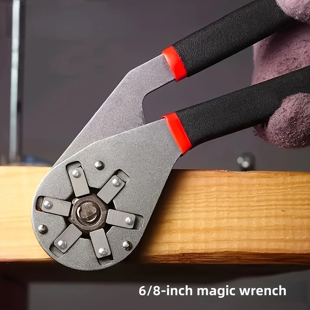 6/8 Inch Magic Wrench Household Maintenance Adjustable Twisting Hand ...