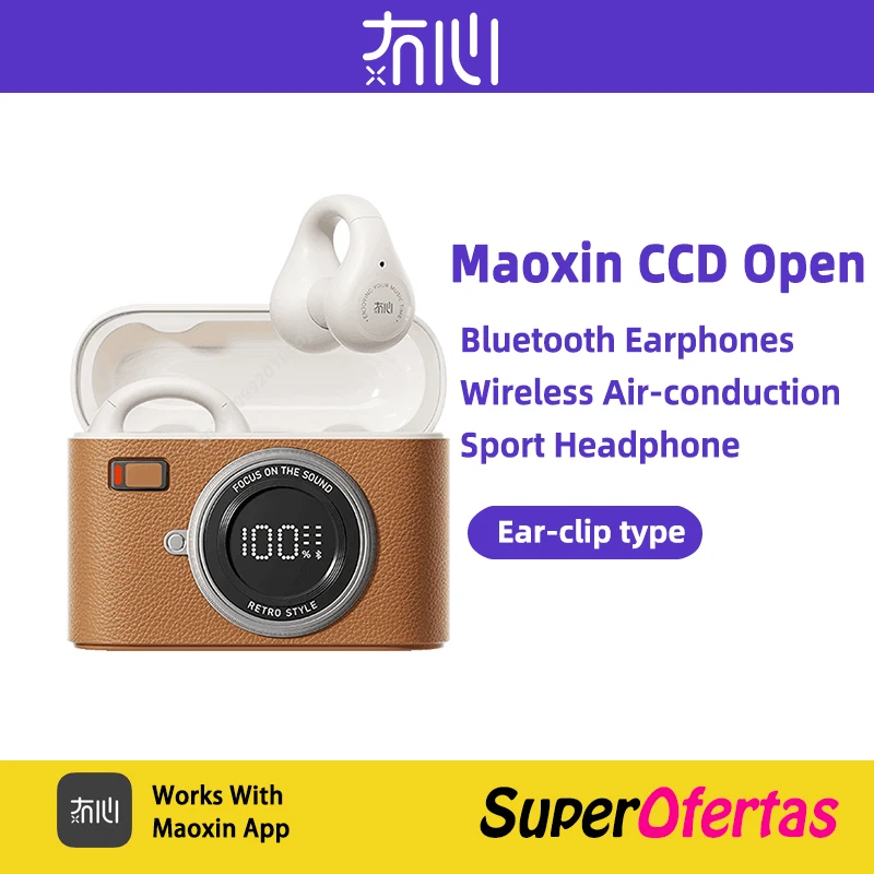 Maoxin-CCD-Open-Bluetooth-Earphones-Ear-clip-Wireless-Air-conduction-Sport-Headphone-App ...