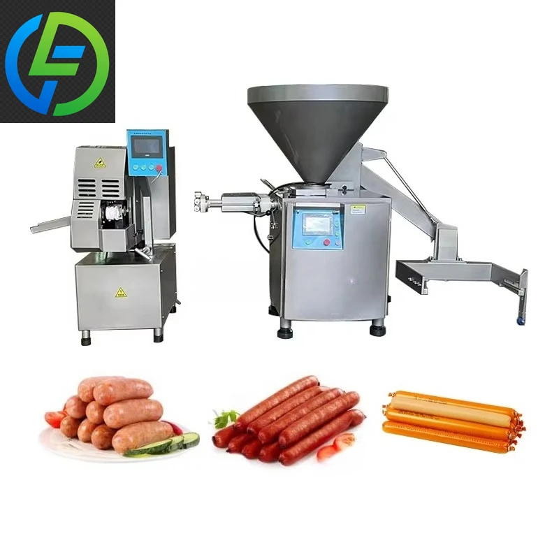2025 Automatic Sausage Stuffer and Clipper with Aluminum Sausage Clips ...