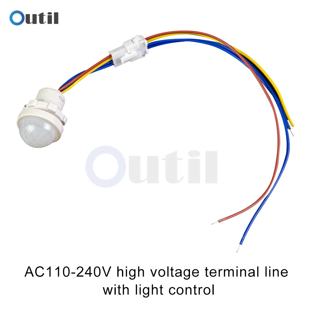 AC110-240V Automatic Sensor Light Switch Mini LED Sensitive Night Light ...