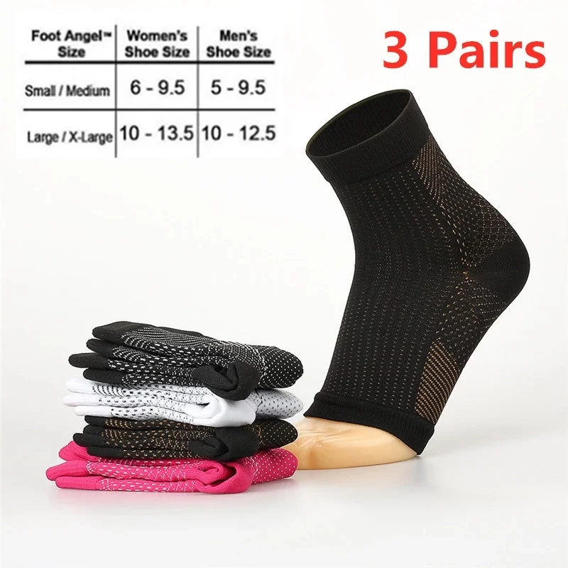 Compression-Socks-Men-Women-Sports-Socks-Foot-Ankle-Anti-Fatigue ...