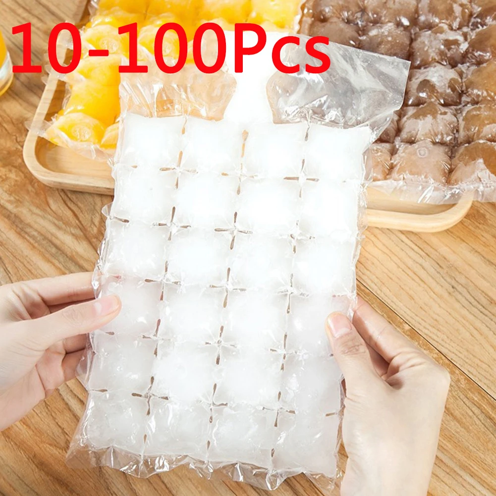 10-100Pcs-Ice-Mold-Bags-Disposable-Ice-Making-Bags-Freezing-Maker-Ice ...