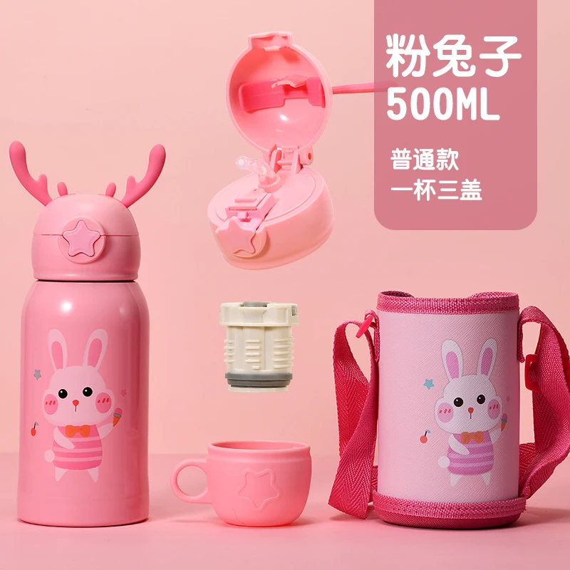 Stainless Steel Vacuum Bottle Children | Thermos Flask School Children ...