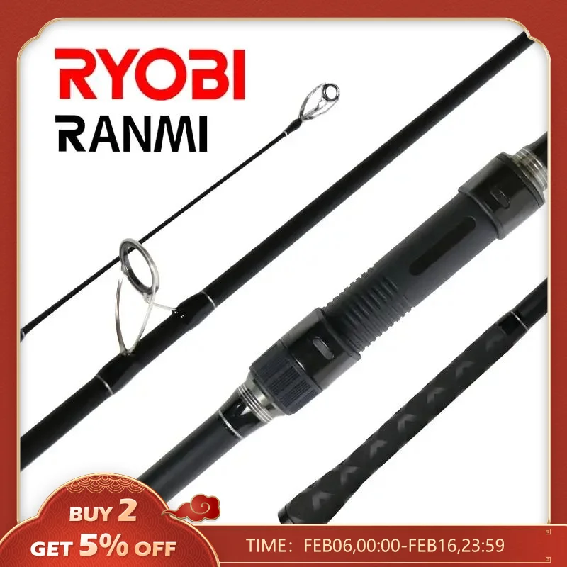 RYOBI-RANMI-Carp-Fishing-Rod-FUJI-Guide-4-2m-3-9m-Carbon-Fiber-5 ...