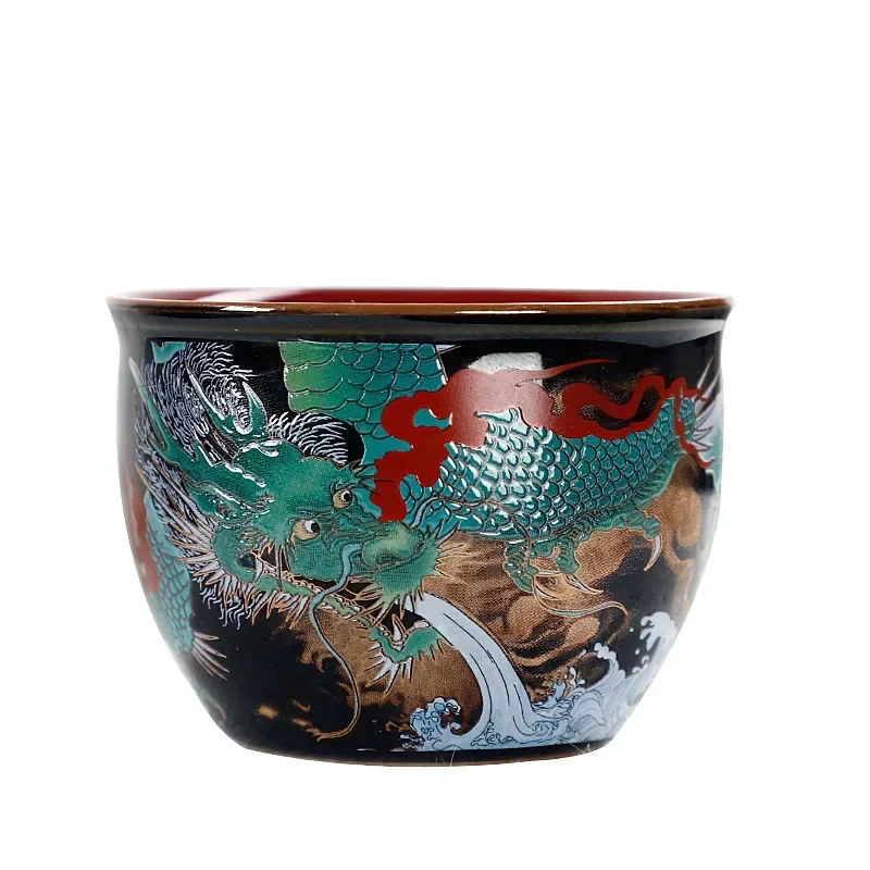 Chinese-Green-Dragon-Tea-Cup-Wired-Enamel-Master-Cup-Ceramic-Jucai ...