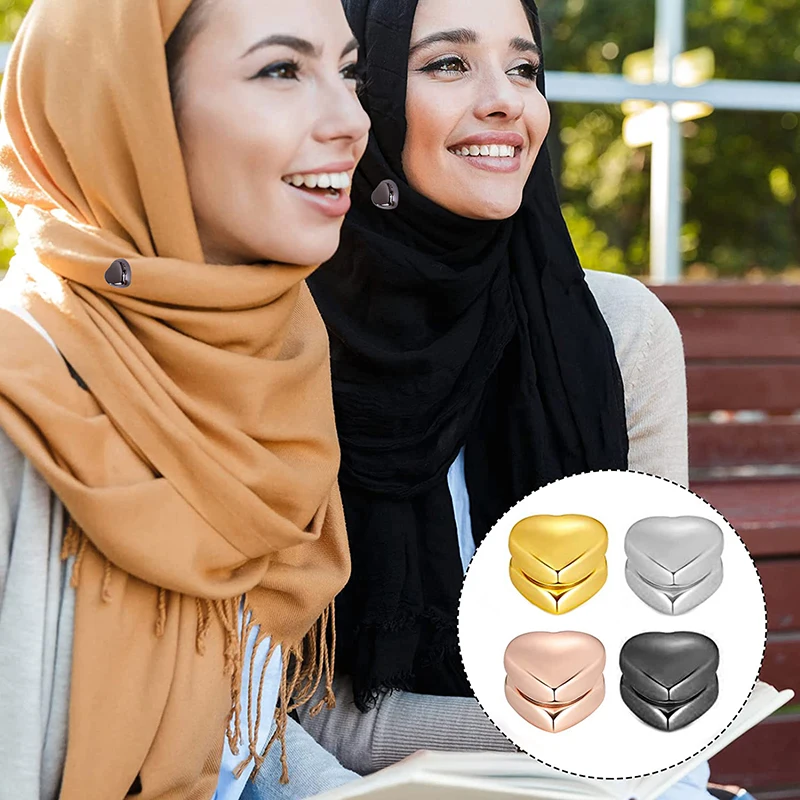 Magnetic Hijab Scarf Buckles Strong Metal Magnet Pins For Muslim Women ...