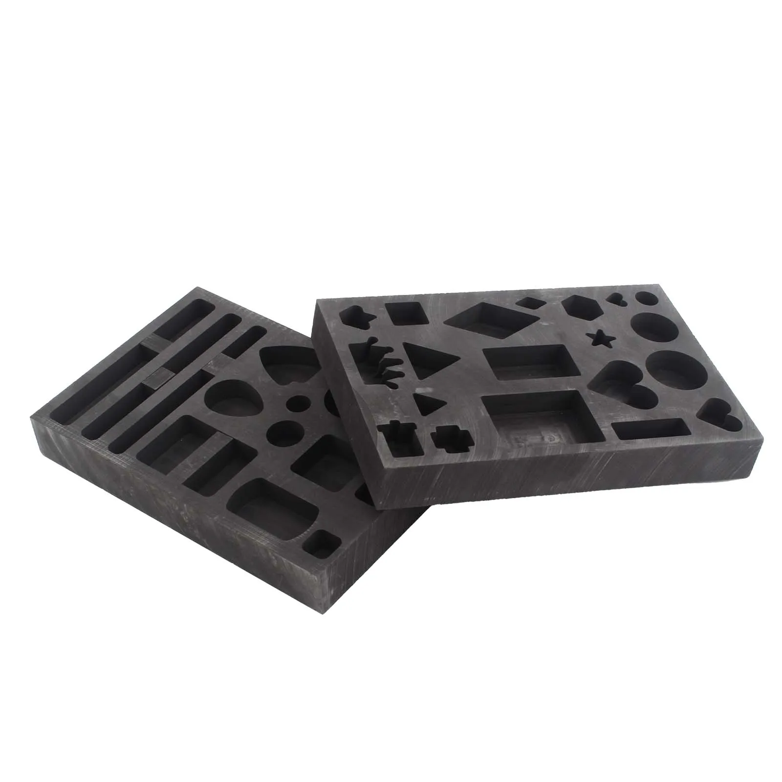 Graphite-Casting-Ingot-Mold-14-Holes-20-Holes-Metal-Refining-Scrap-Bar ...