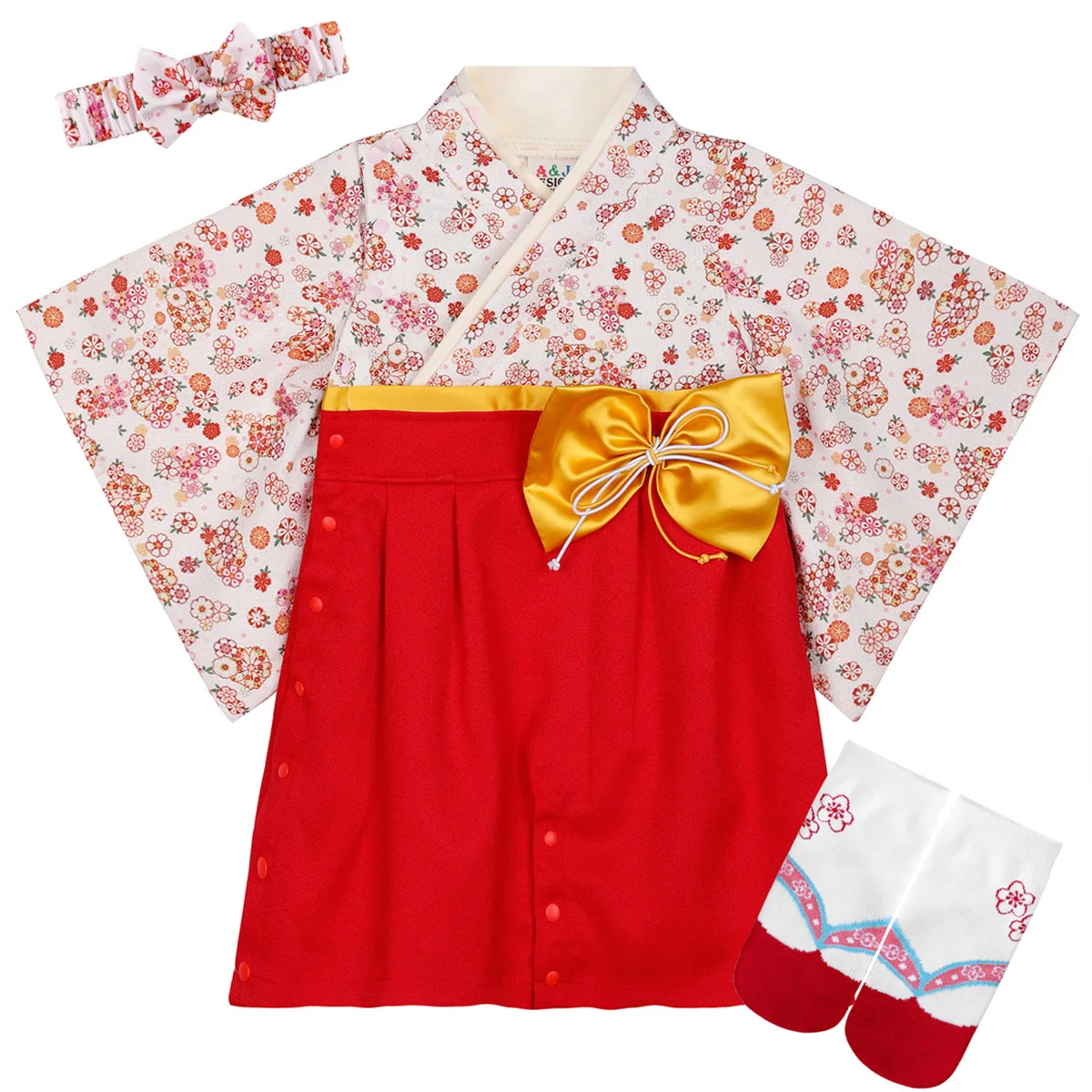 Baby-Girls-Kimono-Girls-Japanese-Style-Clothes-Sets-Infant-Traditional ...