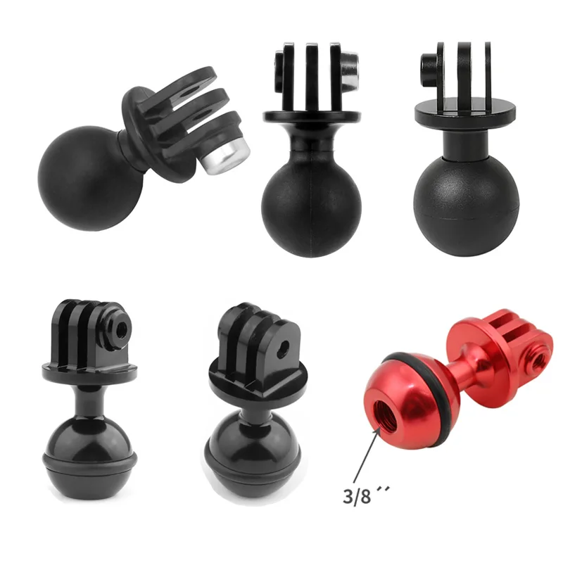 Gopro Ball Head Mount Adapter | 1 Inch Ram Ball Gopro Mount - Sports ...