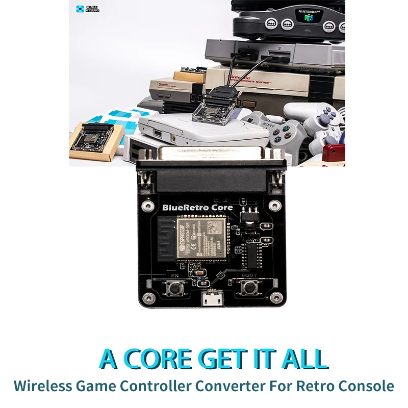 BlueRetro-Core-Adapter-Cable-Wireless-Game-Controller-Converter-For ...
