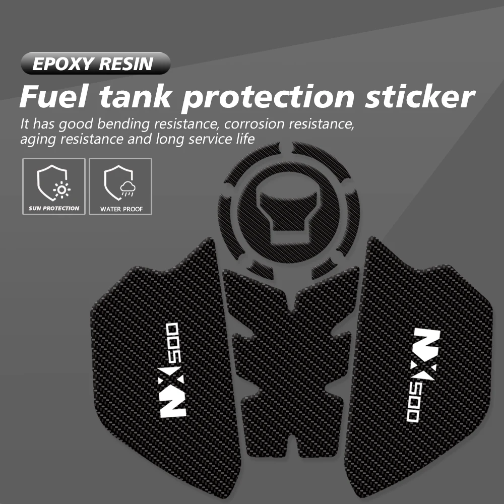 NX500-2024-Motorcycle-Tank-Pad-Sticker-Fit-For-HONDA-NX-500-Carbon ...
