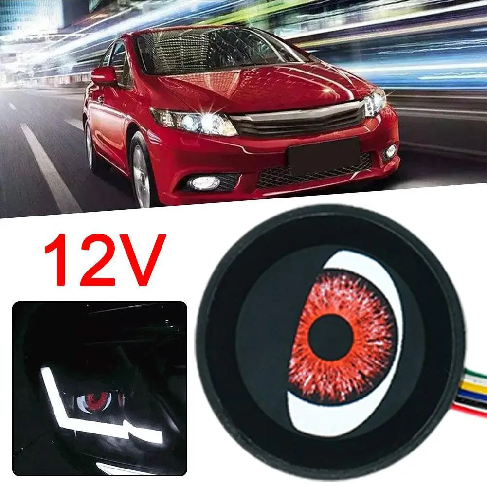 2inch-Devil-Eyes-Lens-Lights-For-12v-Car-Dynamic-LED-Car-Headlights ...