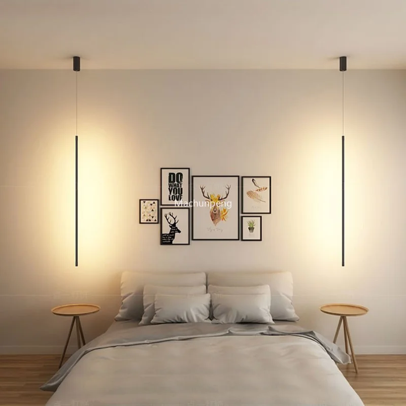 Modern Cylindrical Standing Light Fixtures Minimalist Remote Control ...