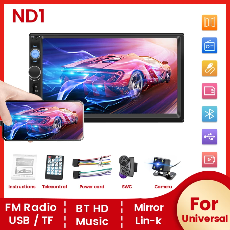 7-Inch-HD-Touch-Screen-Intelligent-System-Car-Multimedia-MP5-Player-For ...