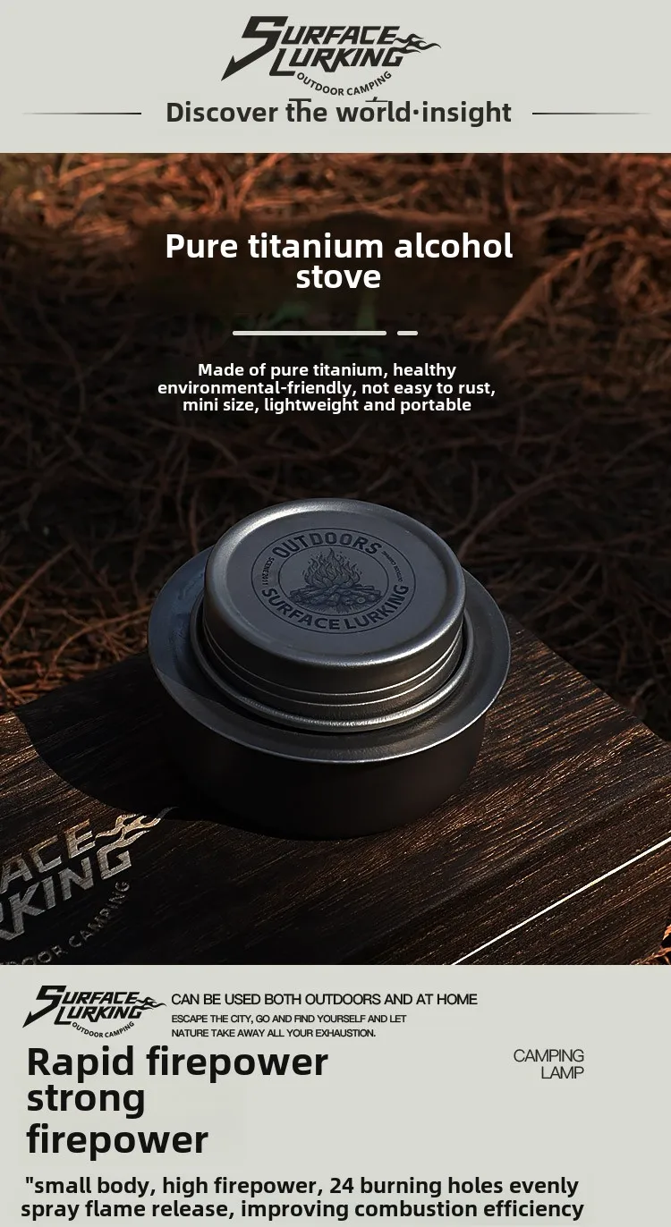 Choice Acohol Heater GO PEAK Newest Portable Pure Titanium Alcohol ...
