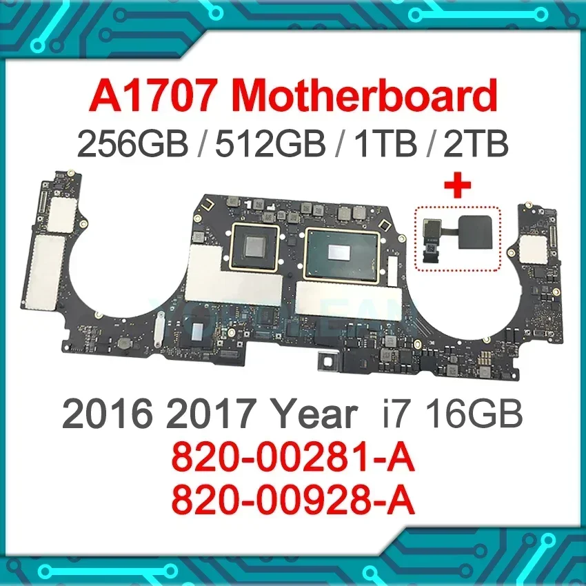 Original-A1707-Motherboard-For-MacBook-Pro-Retina-15-A1707-Logic-Board ...