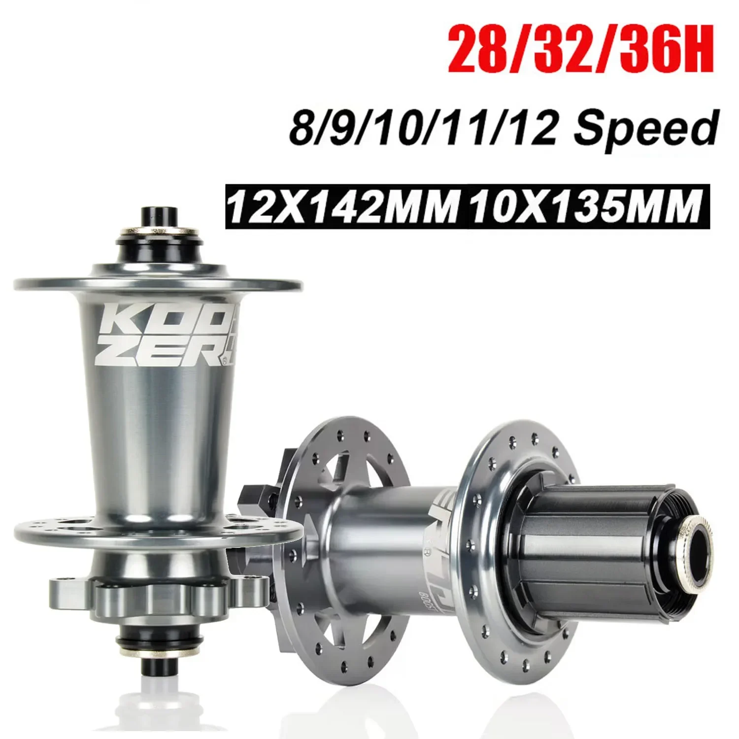 Koozer-XM490-Pro-traseira-MTB-bicicleta-Hubs-Thru-Eixo-Hub-28-Buracos ...