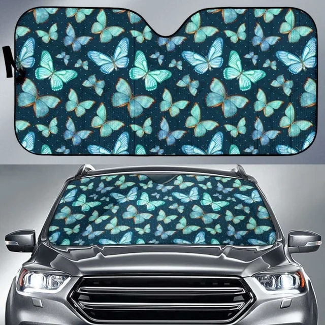 Butterfly Windshield Sun Shade