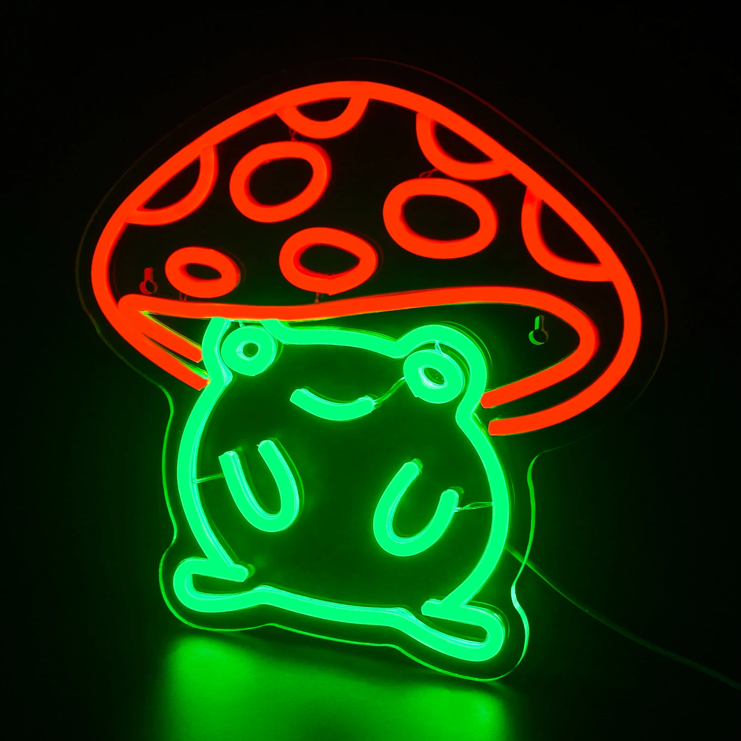 Cute-Anime-Frog-Neon-Sign-Green-Red-Funny-Frog-Neon-Light-for-Wall ...