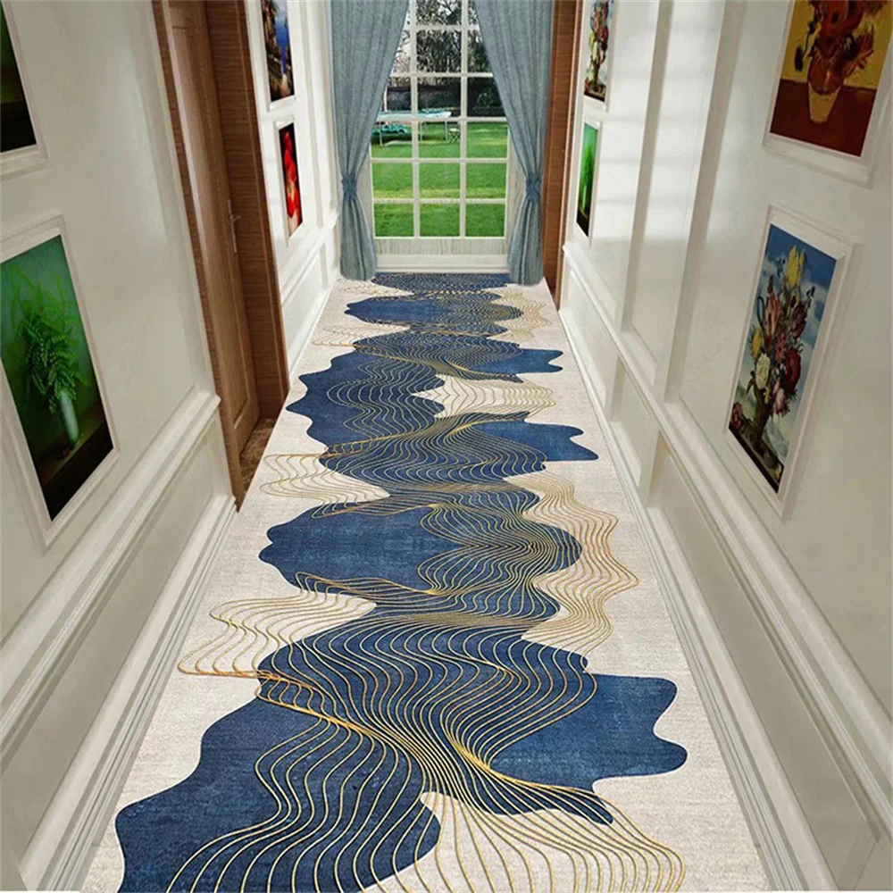 Modern-Geometric-Print-3d-Carpet-For-Living-Room-Hallway-Long-Carpet ...