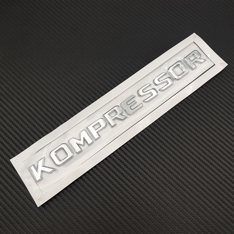 3D-ABS-Car-Sticker-Rear-Trunk-Badge-KOMPRESSOR-Emblem-For-Mercedes-Benz ...