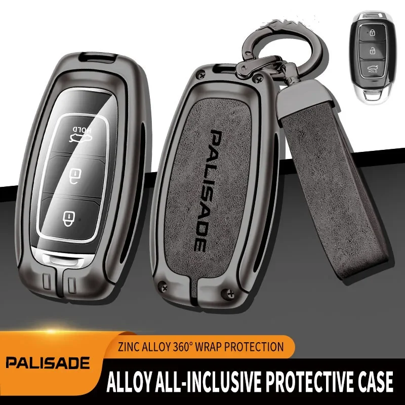 Zinc-Alloy-Car-Key-Case-Hyundai-Palisade-Key-Case-Remote-Control ...