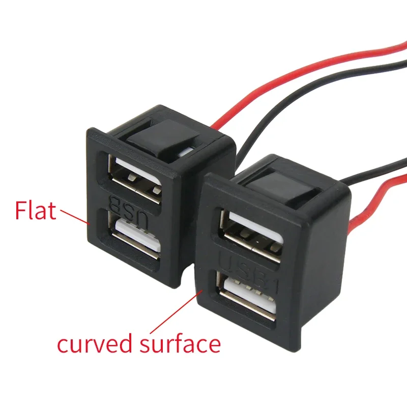 Double-layer-USB-female-base-type-c-socket-a-female-USB-lamp-charging ...