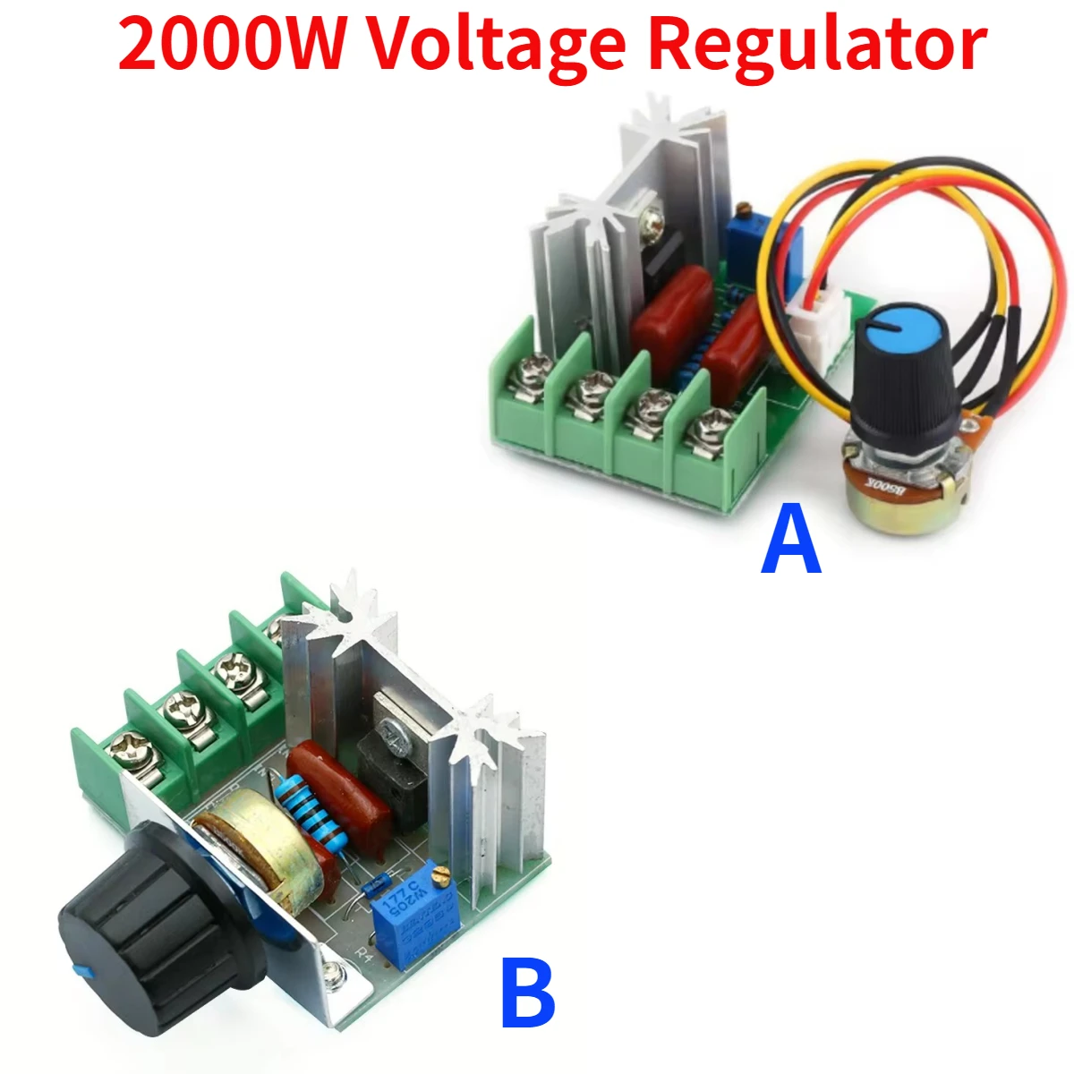 2000W LED Module Dimmer Switch 220V Voltage Regulator Speed Controller ...