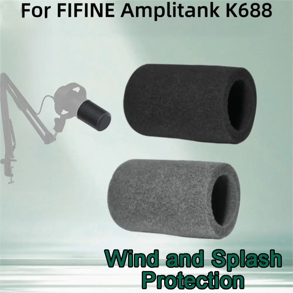 1pcs Replacement Mic Windscreen Cover Flocked Sponge Foam Windproof Pop ...