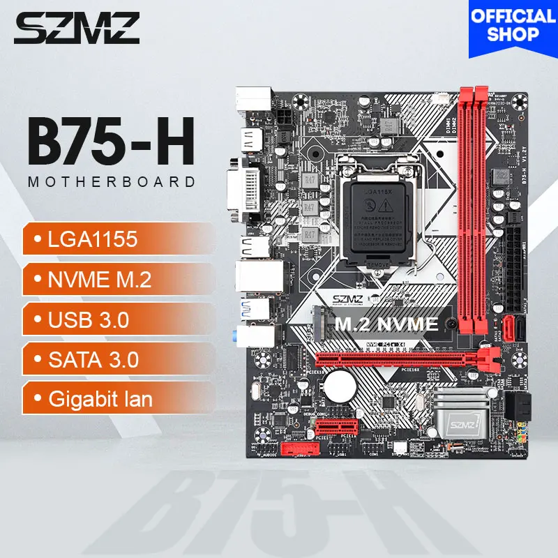 B75 Gaming PC Motherboard Lga 1155 Set Of I5 3570 CPU