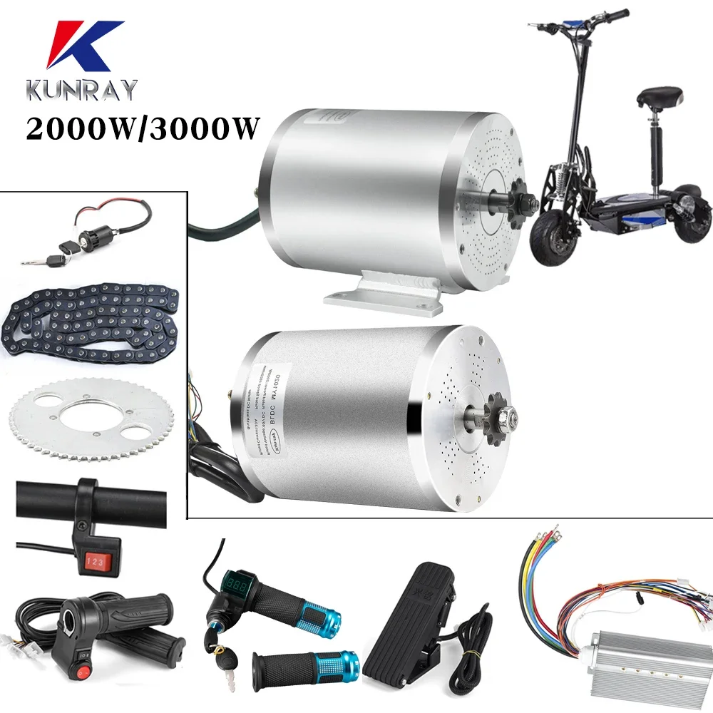 48V-60V-72V-3000W-2000W-Electric-Scooter-Bike-Motor-Kit-High-Speed ...