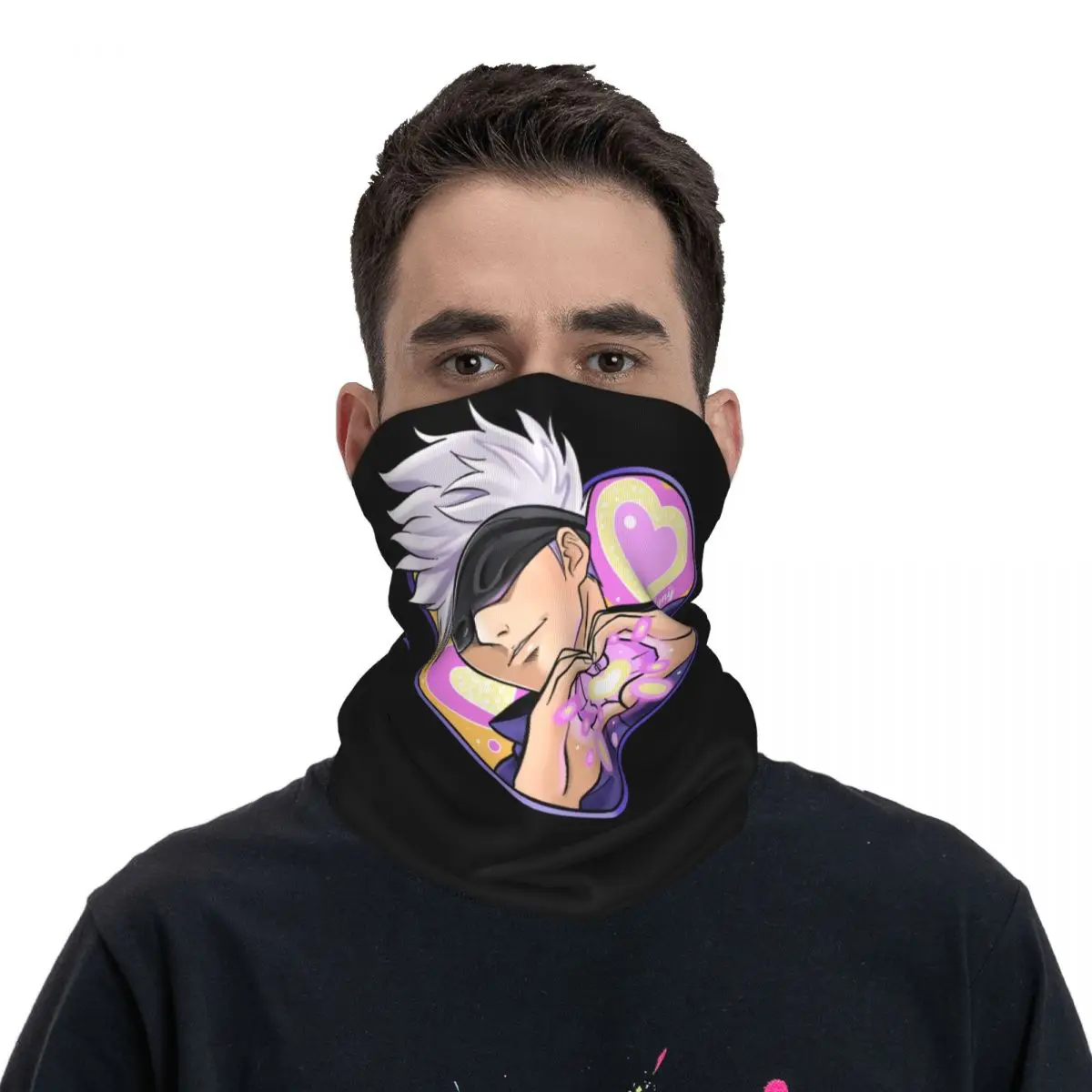 Jujutsu Kaisen Funny Satoru Gojo Sensei Bandana Neck Gaiter Outfits ...