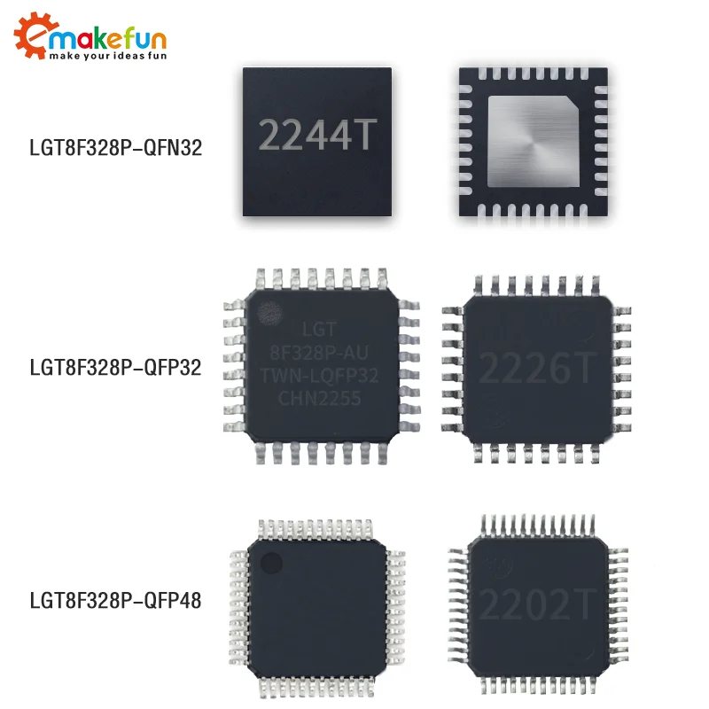 Emakefun LGT8F328P QFP32 QFN32 QFP48 Compatible ATMEGA328P Nulllab nano ...