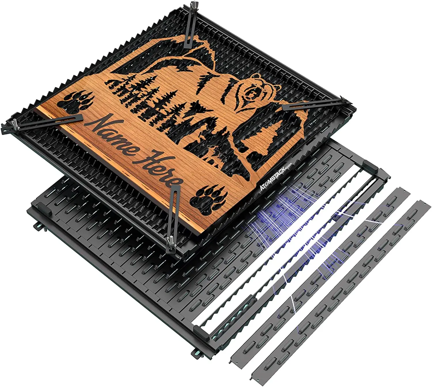 ATOMSTACK-F3-Protective-Plate-for-Laser-Engraving-Machine-Aluminium ...
