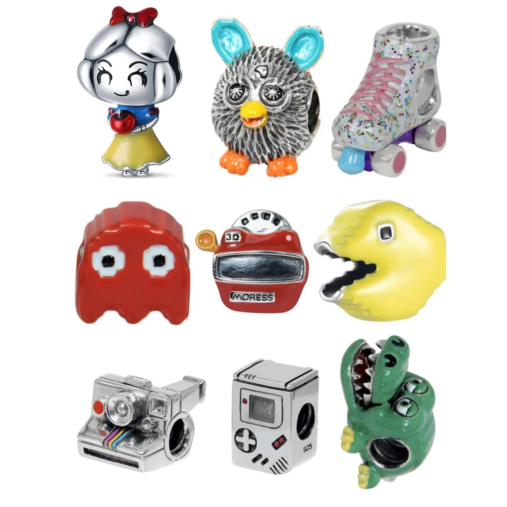 New-Camera-Game-Console-Skating-Shoes-Charms-Bead-Fit-Pandora-Charm ...