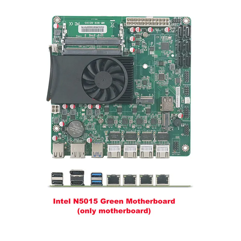 Intel-N5105-ITX-NAS-Industrial-Motherboard-Home-4-Cores-4-Threads-Low ...