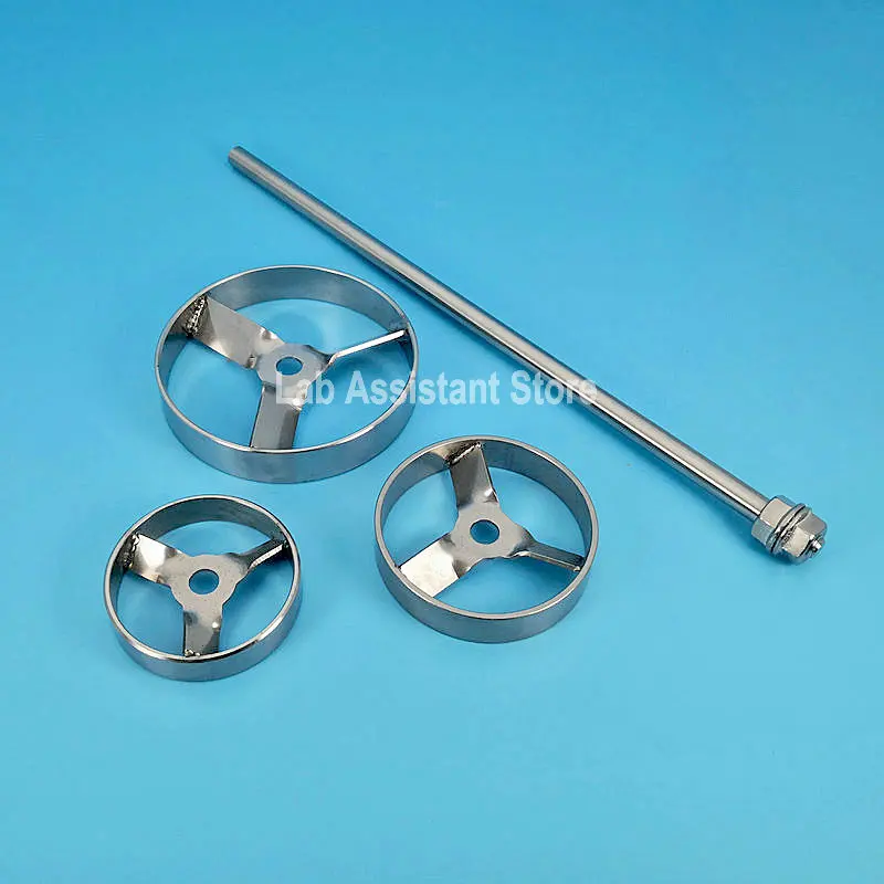 1pc OD 50mm 60mm 80mm 100mm Stainless Steel Turbine Type Stirrer Paddle ...