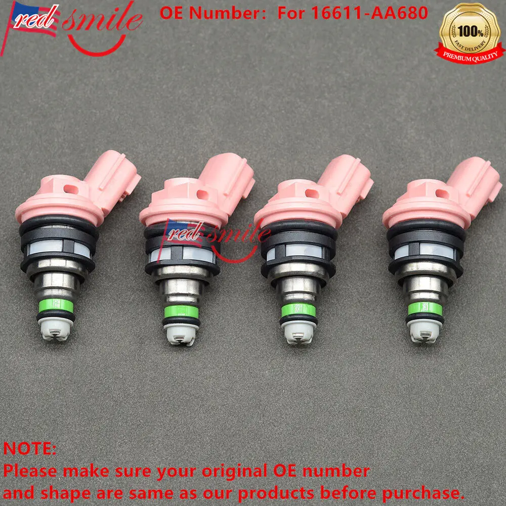 Set-of-4-Fuel-Injector-For-1991-1999-Nissan-1-6L-l4-GA16DE-Engine-16600 ...