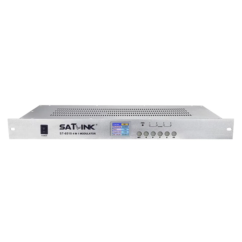 4-channel-DVB-T-modulator-Satlink-ST-6510-1080P-MPEG4-one-Frequency-to ...
