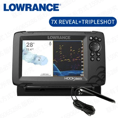 Lawrence Sonar Detector Automático Peixe, barco submarino Fish Finder, HOOK7X