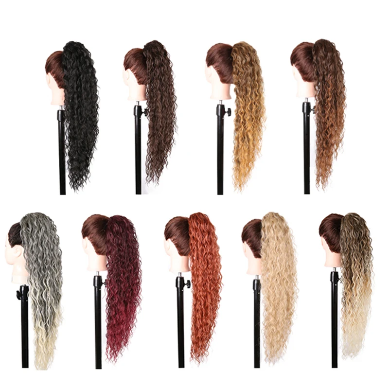 Julianna-cabelo-sint-tico-rabo-de-cavalo-extens-o-longo-28-Polegada ...
