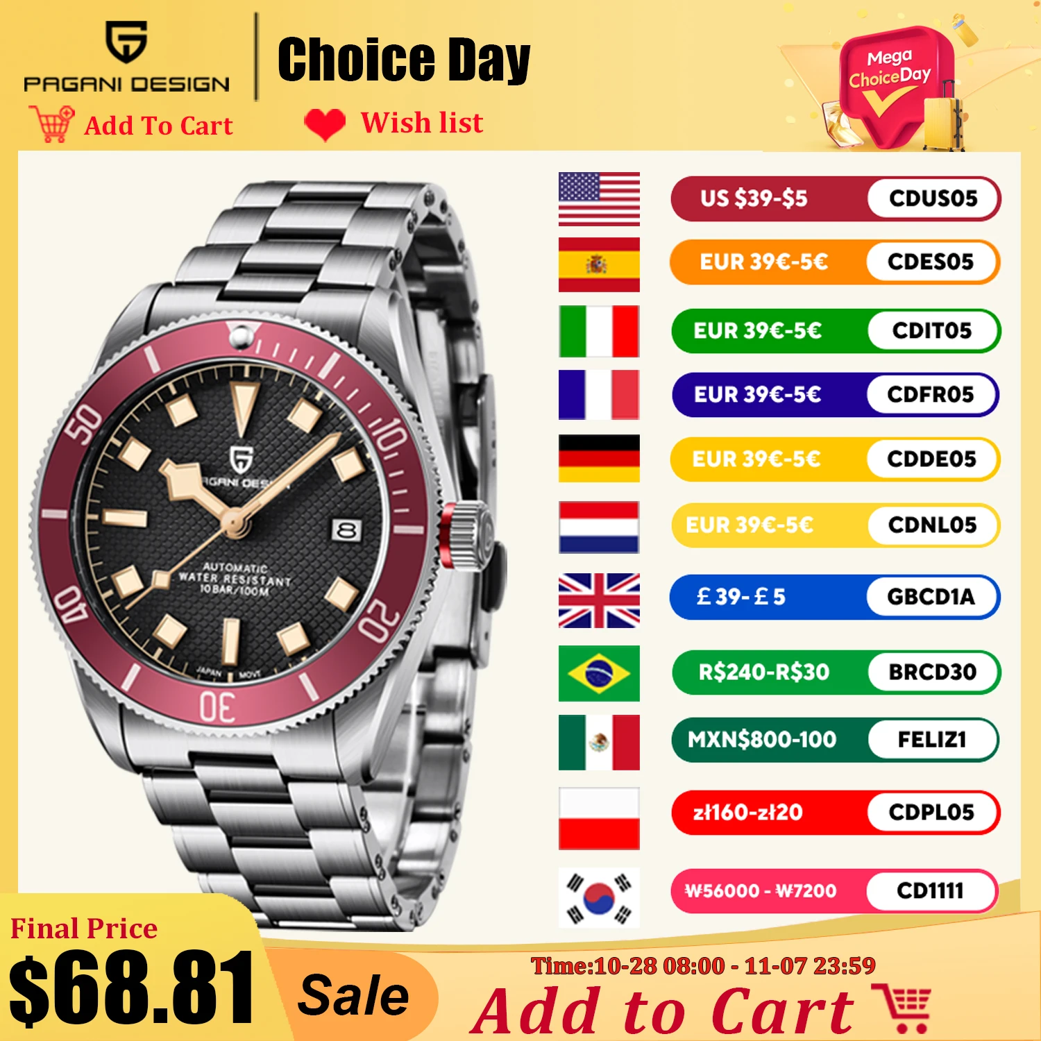 PAGANI-DESIGN-Sapphire-Automatic-Mechanical-Watch-BB58-Luxury ...