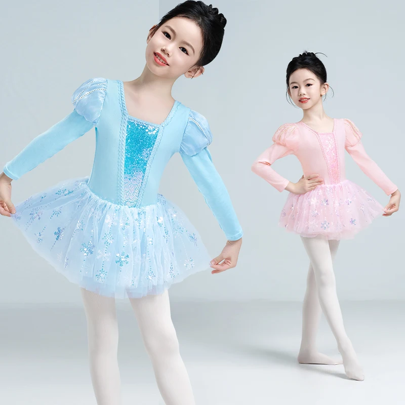 Vestido-de-Ballet-de-princesa-para-ni-as-leotardo-de-Ballet-con-falda ...