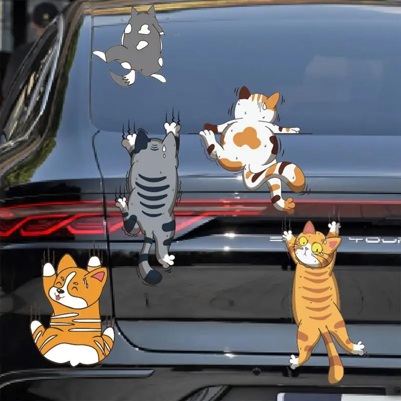 3pcs-Car-Universal-Whole-Body-Fun-Personality-Funny-Pet-Cat-Car ...